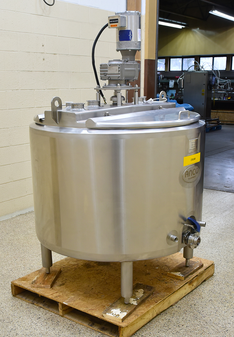 ANCO Equipment BPWT150 BATCH PASTEURIZER, 150 gallon steam jacketed ...